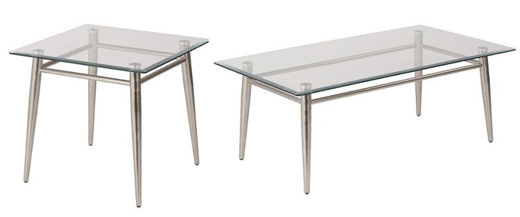 Glass Top Reception Area Tables